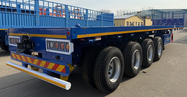 Heavy Duty Flatbed Trailer for Sale in Zambia.