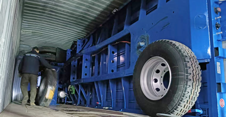 Heavy Duty Flatbed Trailer for Sale in Zambia.