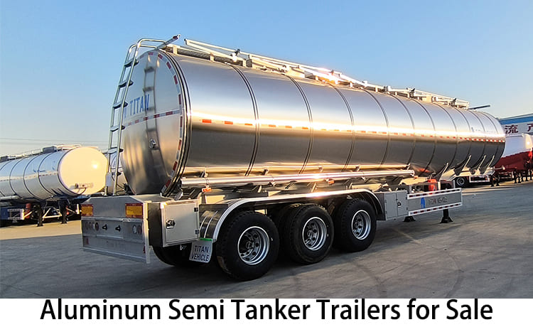 45000 Liters Aluminum Semi Tanker Trailers for Sale in Zambia, Kabwe