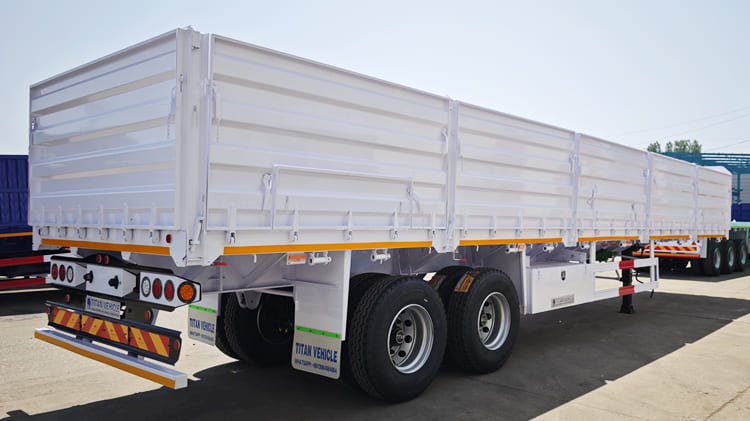 2 Axle Drop Side Trailer for Sale in Zambia