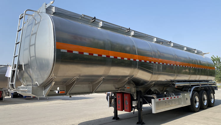 Aluminum Semi Tanker Trailer for Sale in Zambia
